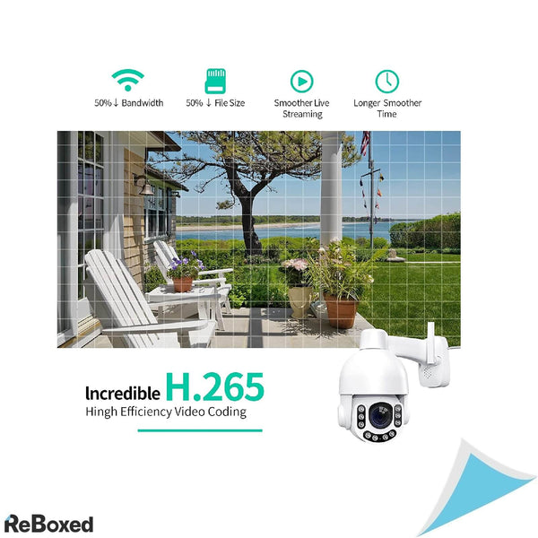 NetVue Camera IP Dome Exterior IP66 PTZ 3MP H.265 360 grade - ReBoxed ...